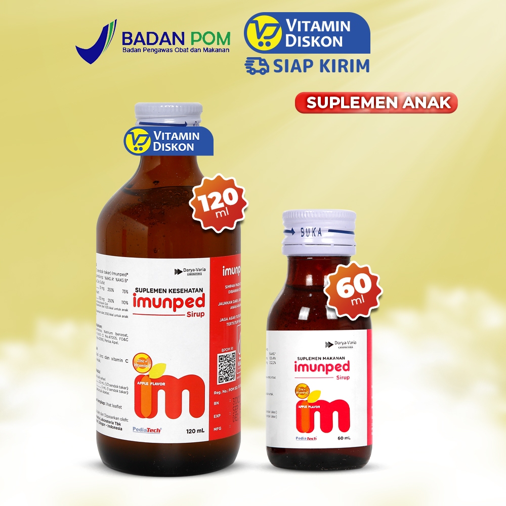 Jual Imunped Syrup For 2-12 Years Old | Suplemen Kekebalan Tubuh Dan ...