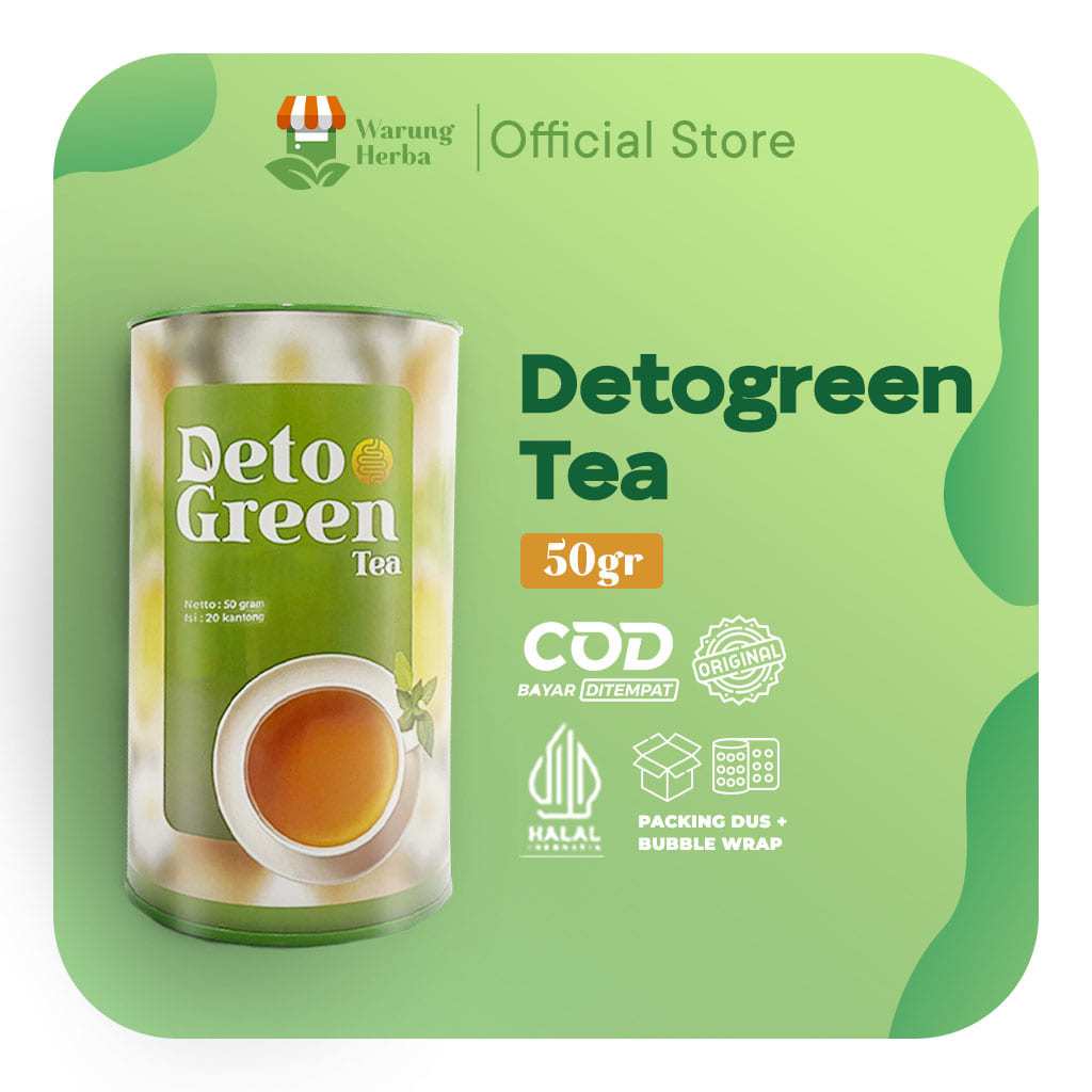 Jual 1 DETOGREEN Teh Herbal dan Madu Detox Sistem Pencernaan | Shopee ...