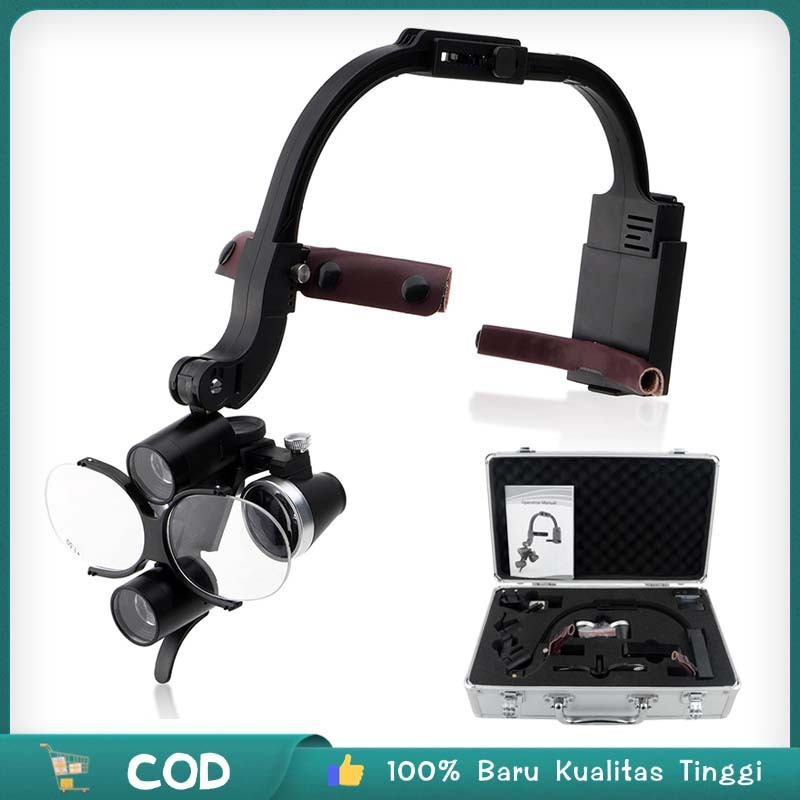 Jual Loupe Dental Dental Loupe Led Dental Shadowless Headlamp Lampu ...