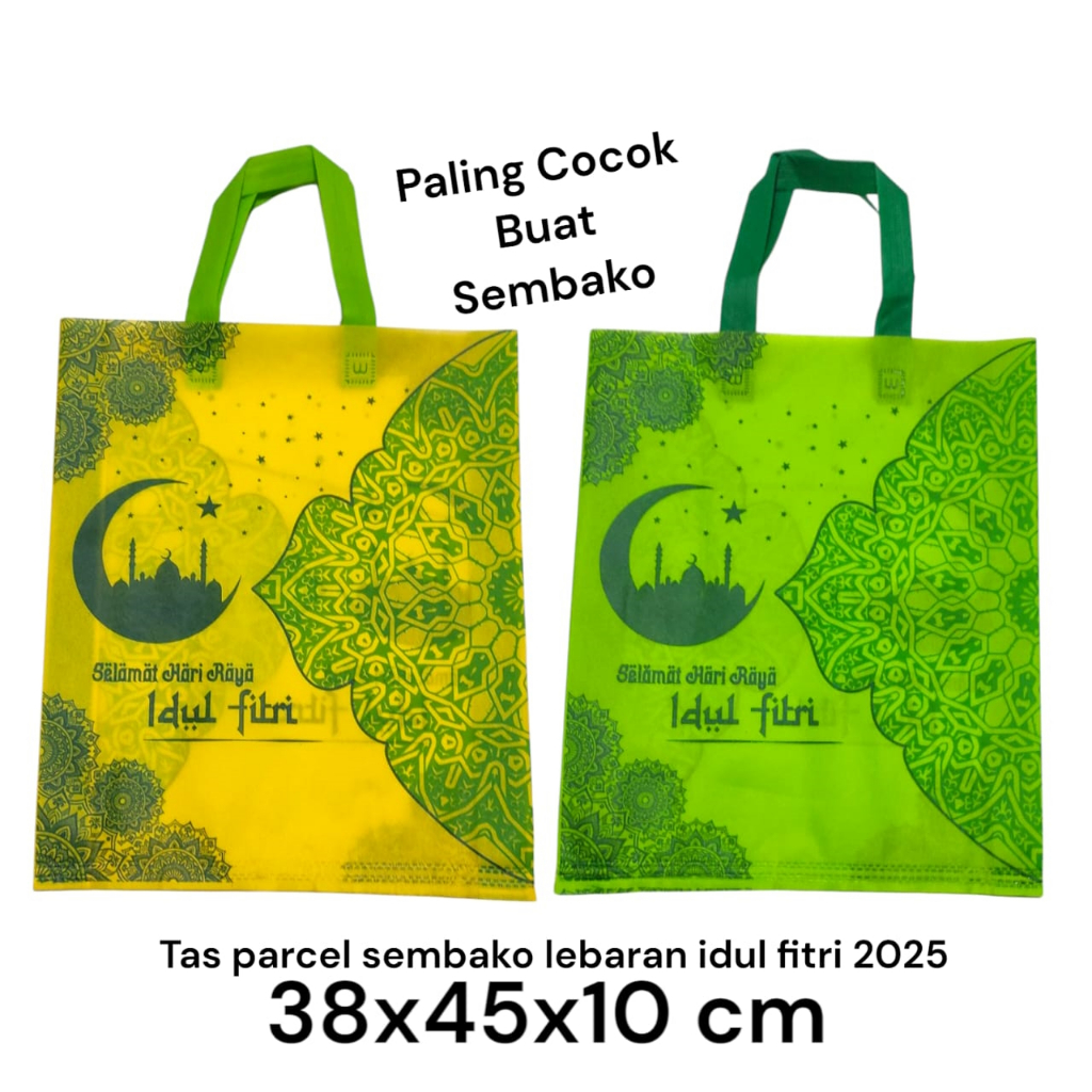 Jual Tas Hampers Souvenir Parcel Sembako Tulisan Selamat Hari Raya ...