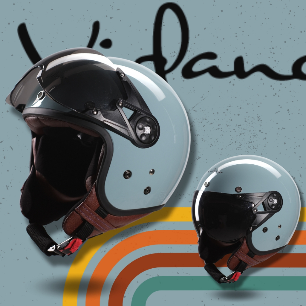 Jual Helm Dewasa SNI Retro Bogo Vidano Unisex Cewe Cowo Perempuan ...