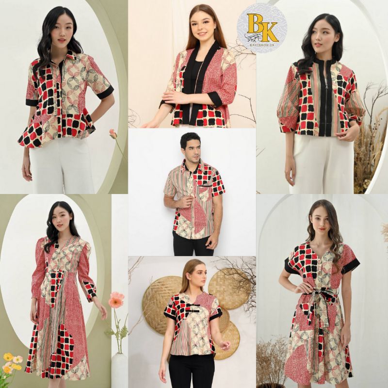 Jual SMP Series - Couple Batik Family /Baju Batik Modern Seragam ...