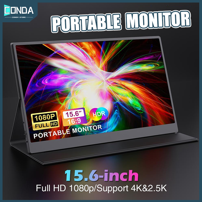 Jual Portable Monitor for Laptop 15.6''/1920*1080P 4K FHD IPS Display ...