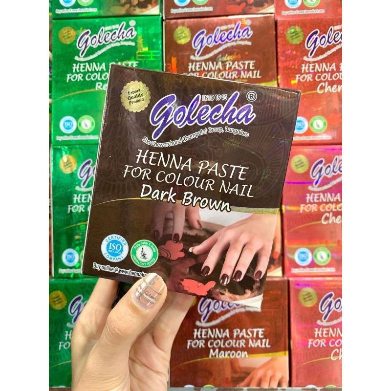 Jual Hena Golecha PASTE Nail ART BPOM Untuk Kuku Pacar Cantik Halal ...