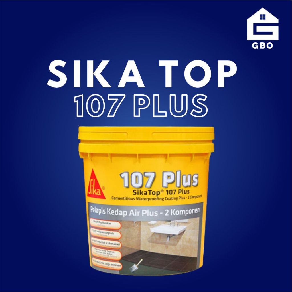 Jual SikaTop®-107 Plus -SEMEN PELAPIS KEDAP AIR - 4KG - DUA KOMPONEN ...