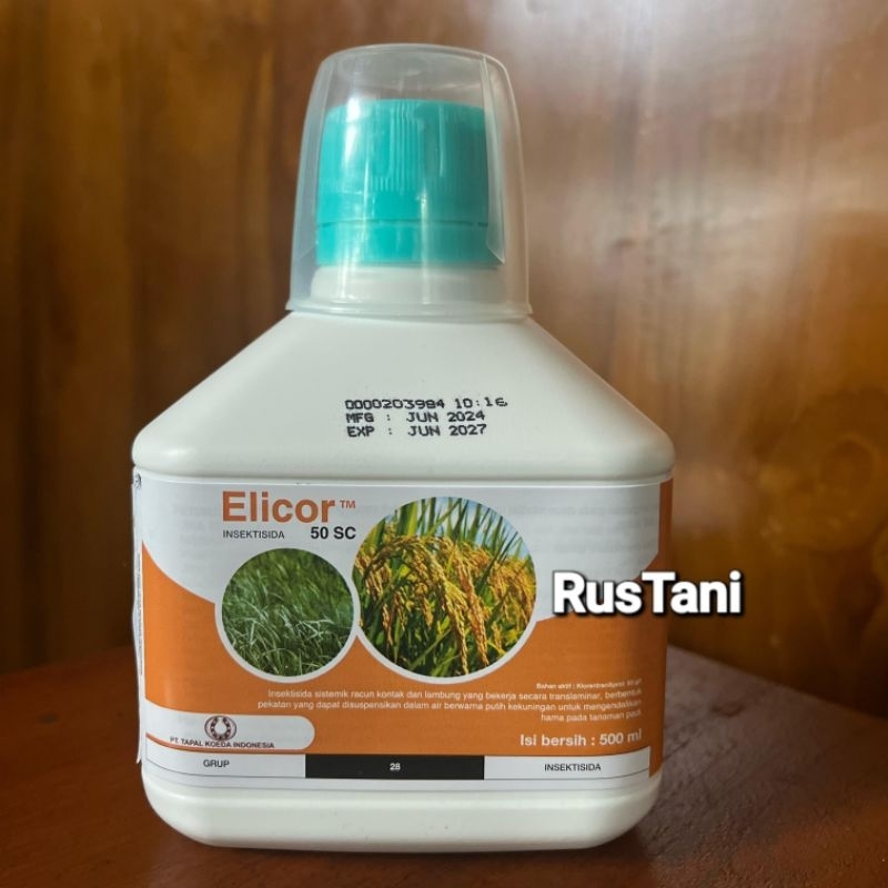 Jual Insektisida ELICOR 50SC 500ml Bahan aktif : klorantraniliprol 50g ...