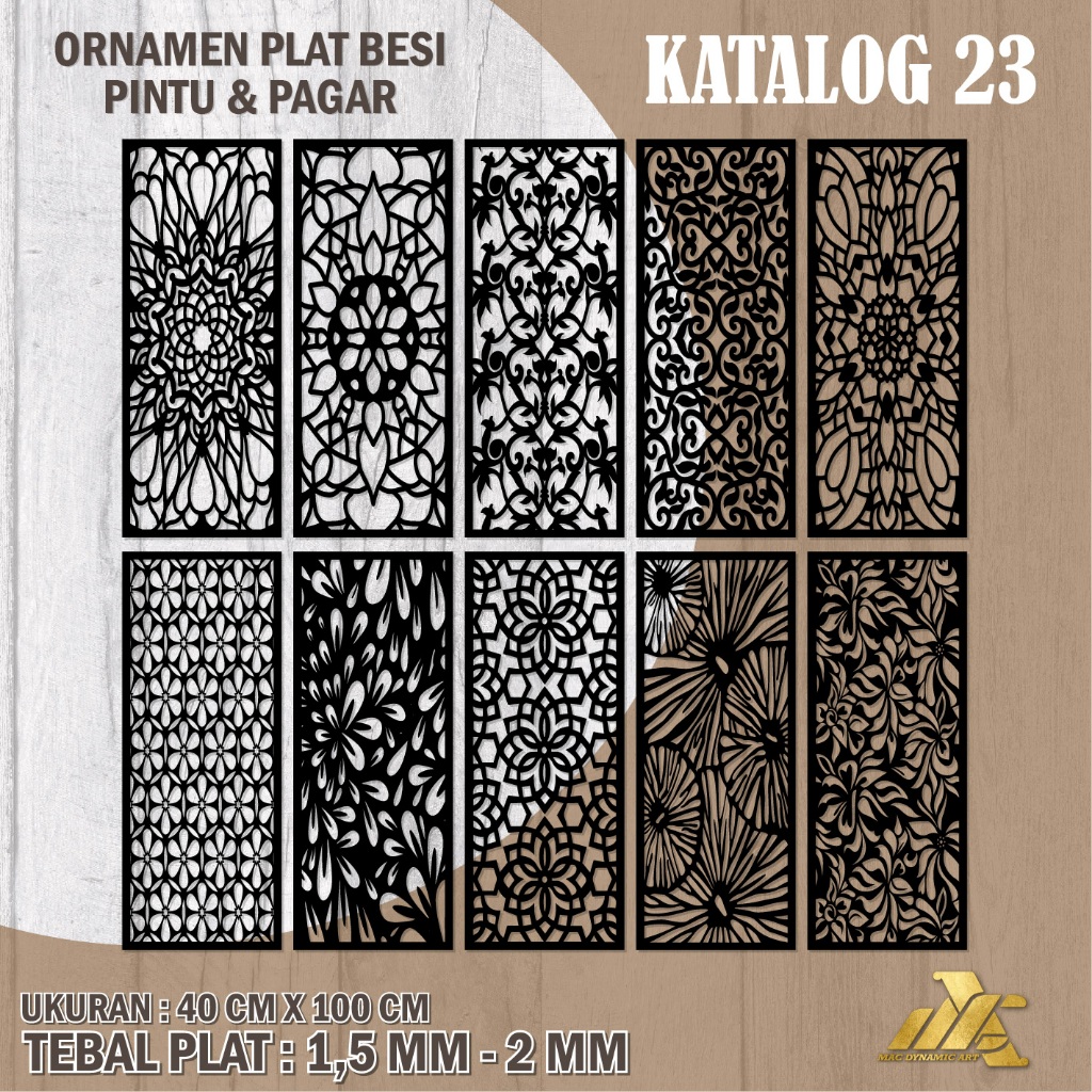 Jual Krawangan Plat Besi Pintu Dan Pagar - Ornamen Pintu Pagar Laser ...