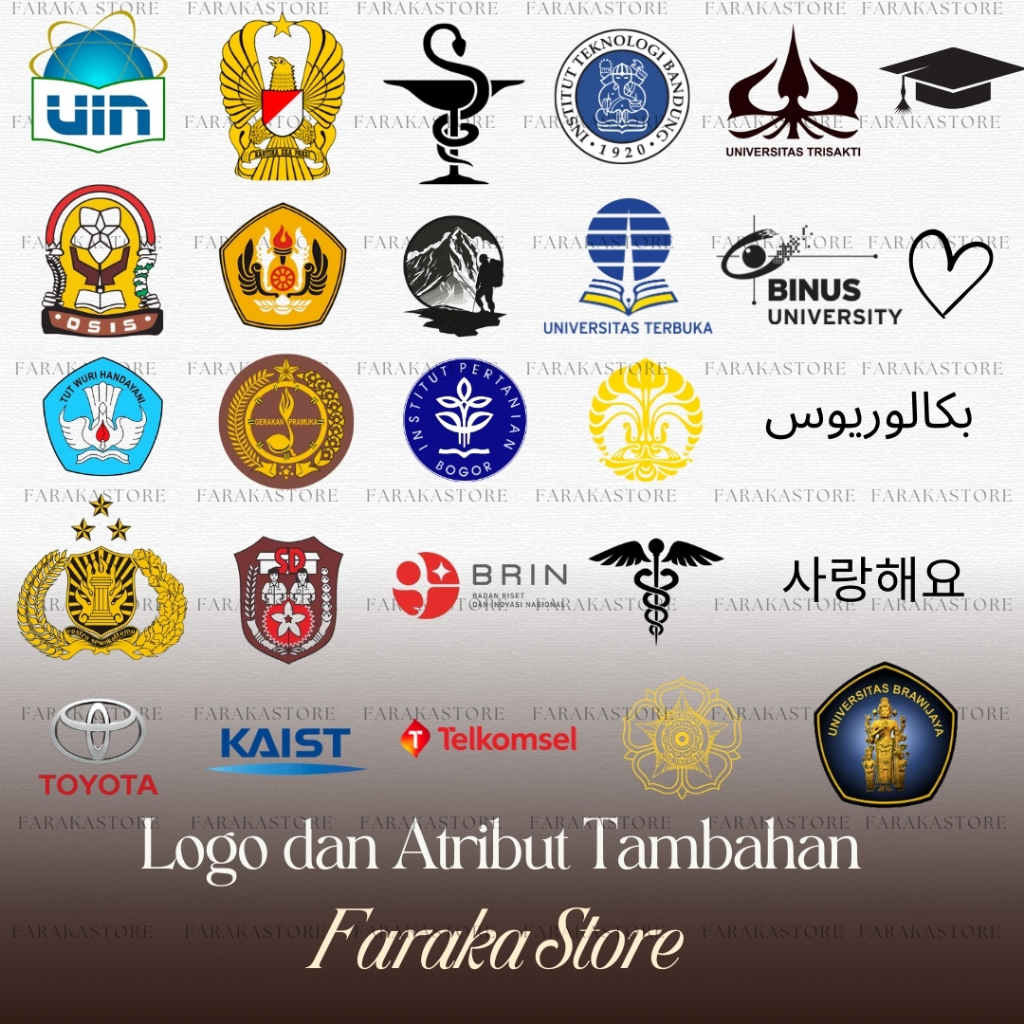 Jual Logo dan Atribut Tambahan Untuk Selempang | Shopee Indonesia