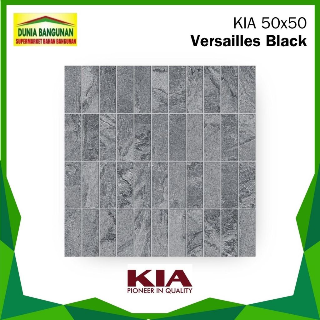 Jual Keramik KIA Versailles Black 50x50 Keramik / Keramik 50x50 Hitam ...