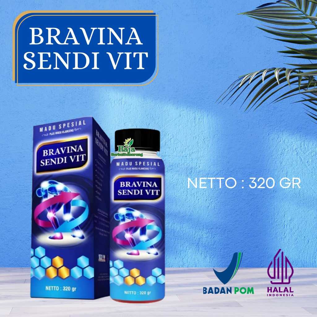 Jual Madu Spesial Bravina Sendi Vit | Original Isi 320 Gram | Madu ...