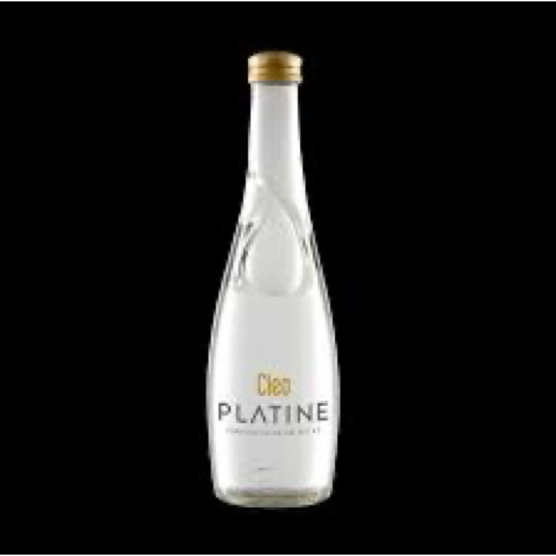 Jual CLEO Platine - mineral water - botol kaca | Shopee Indonesia