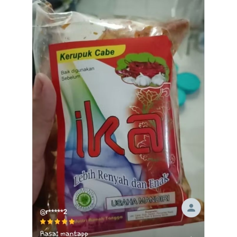 Jual kerupuk cabe IKA ( free packing dus ) | Shopee Indonesia