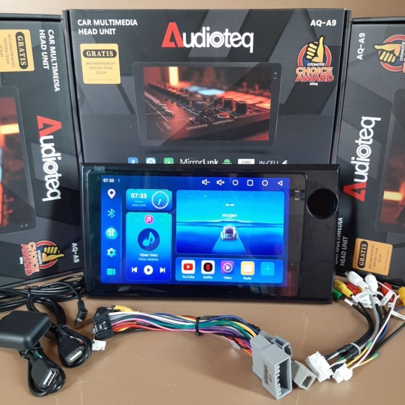 Jual HEAD UNIT ANDROID AUDIOTEQ BRIO / BRV / MOBILIO 2016 - UP ANDROID ...
