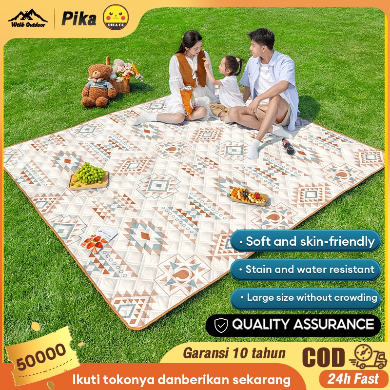 Jual ikar Lipat 2x2 Tikar Piknik 2x3 Waterproof Alas Piknik tikar ...