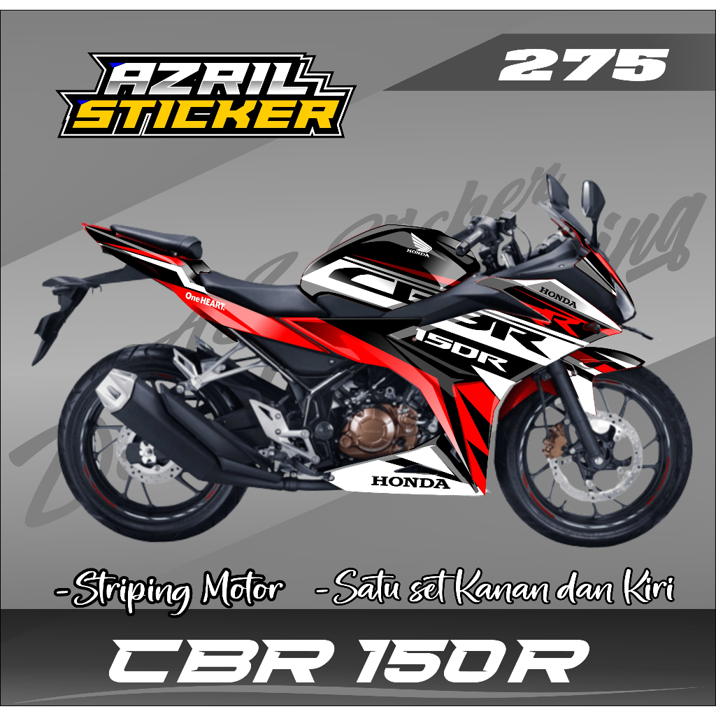 Jual DECAL CBR 150R K45G 2016 2017 2018 2019 2020 EDISI GRAFIS KEREN ...