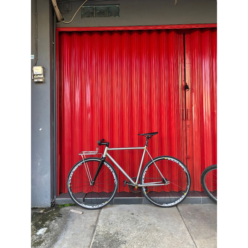 Jual Rak Pizza-Pannier Stainless Sepeda Fixie 700c | Shopee Indonesia