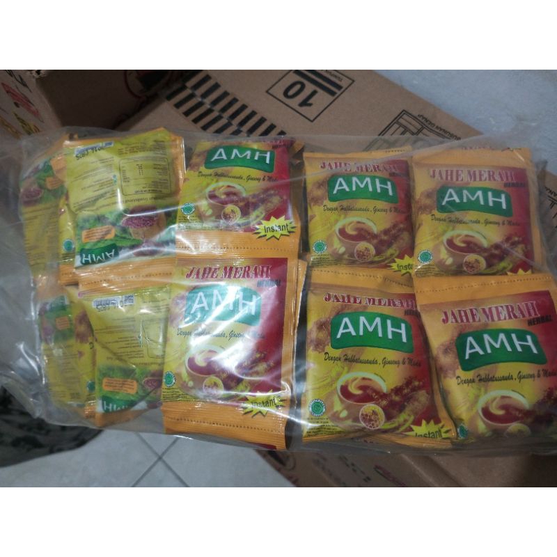 Jual Amh Jahe Merah 1 Pack Isi 5 Renteng (Exp Agustus 2025) | Shopee ...