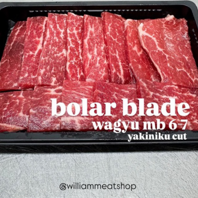Jual Bolar Blade Wagyu MB6-7 Australia / Daging Slice Shabu Yakiniku ...