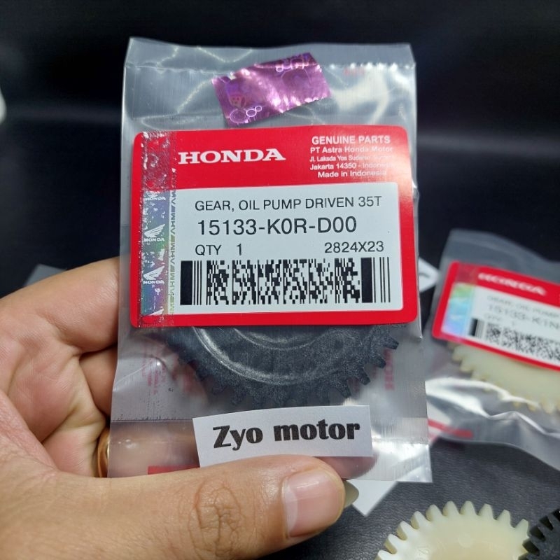 Jual GEAR POMPA OLI VARIO 160 GIGI POMPA OLI HONDA PCX 160 ADV 160 ORIGINAL | Shopee Indonesia