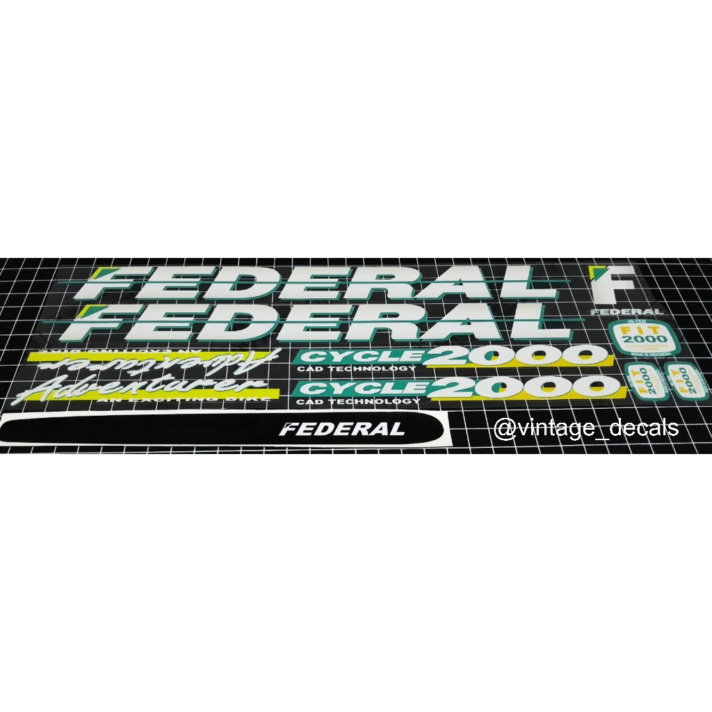 Jual sticker federal Adventurer | Shopee Indonesia
