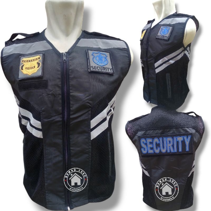 Jual ROMPI SECURITY ROMPI SATPAM BAHAN JALA TASLAN FULL HITAM | Shopee ...
