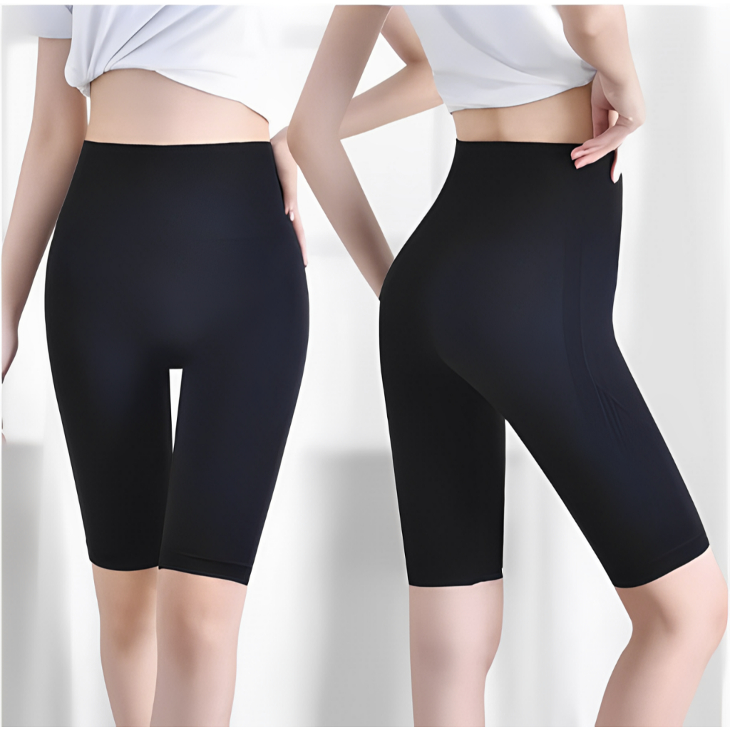 Jual Celana Legging Wanita Selutut Pendek Highwaist Import Tebal Premium Fit to S - XL | Shopee ...
