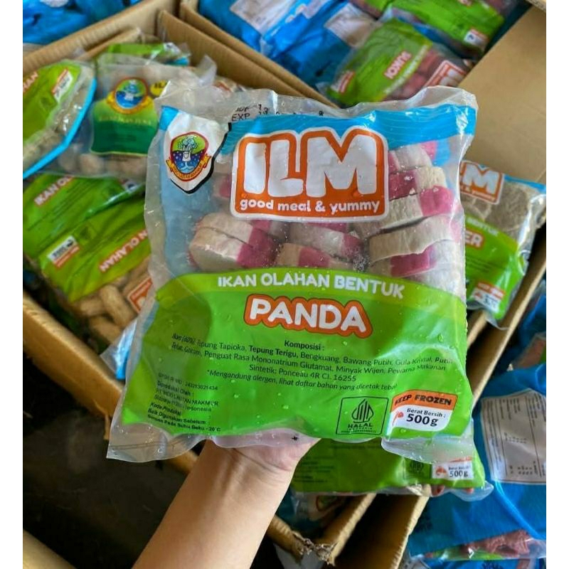 Jual ilm panda 500gr/ilm olahan ikan bentuk panda | Shopee Indonesia