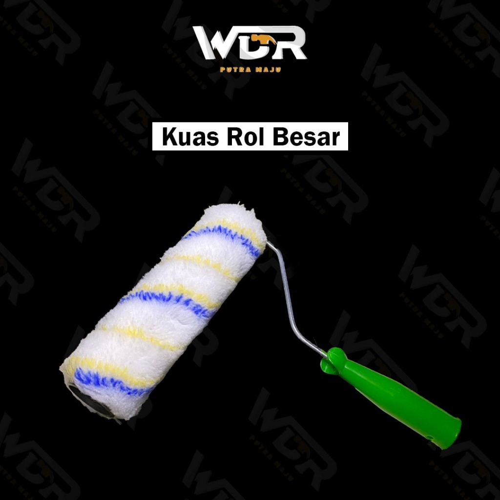 Jual Rol Cat Besar 9 Inch/ Roller Brush / Kuas Cat Bulu Roll Tembok ...