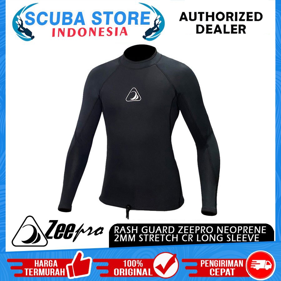 Jual Rash Guard Topper Zeepro Neoprene 2mm CR Long Sleeve Baju Atasan ...