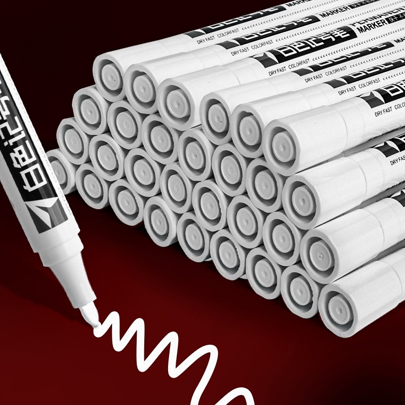 Jual Marker white spidol putih tulis resi Pen Gel Putih Permanen Anti Air Untuk Menggambar ...