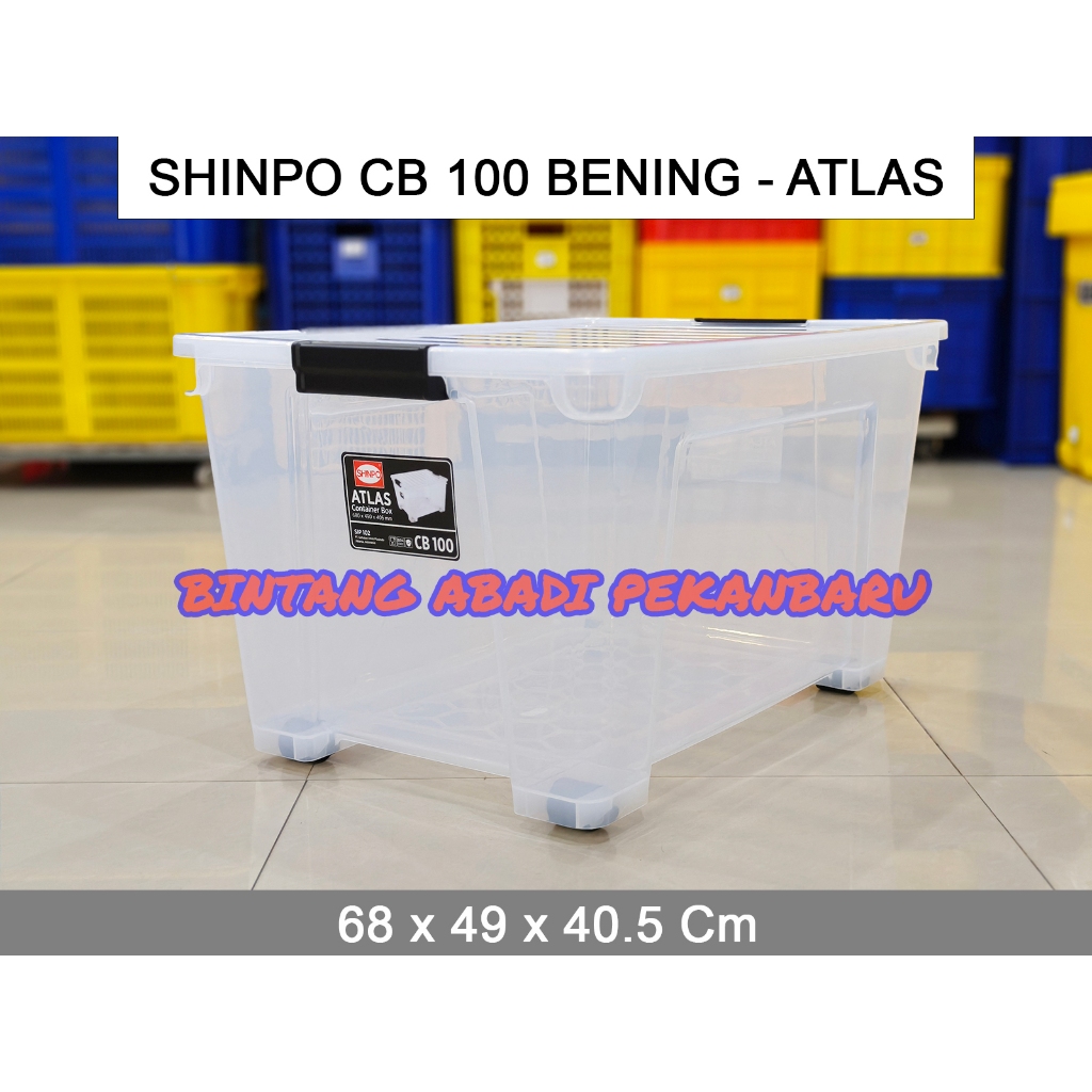 Jual CONTAINER BOX BENING TRANSPARAN CB 100 ATLAS SIP 102 / KONTAINER ...