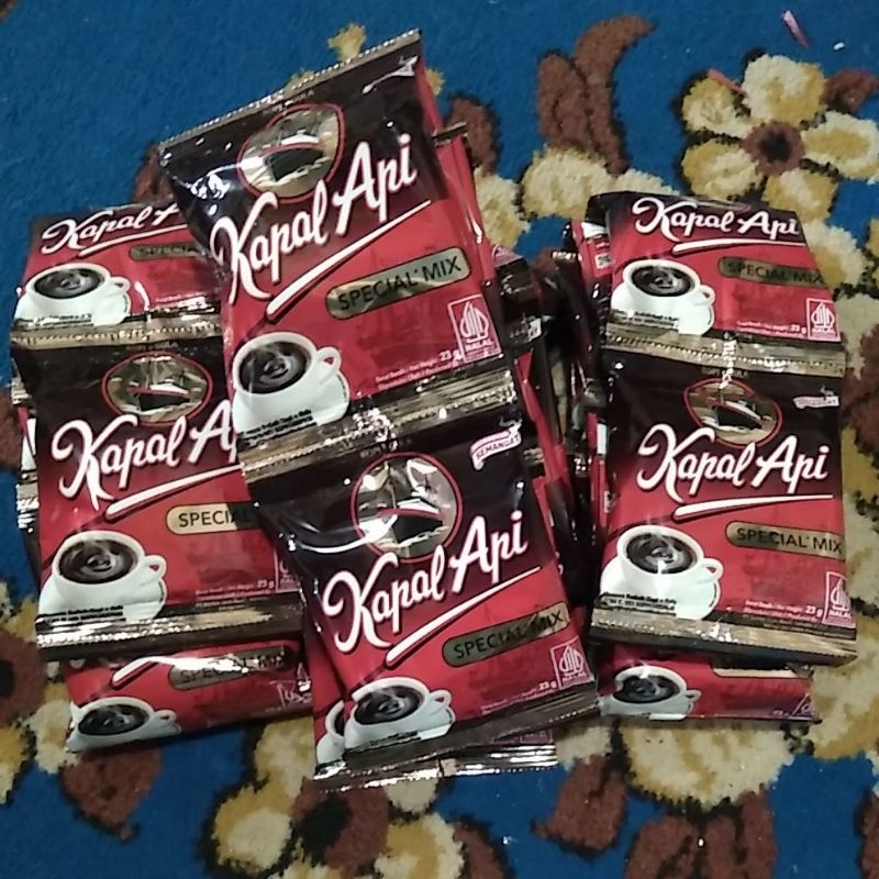 Jual Kopi Kapal Api Special Mix 25 gr. Isi 1 renceng : 10 sachet ...