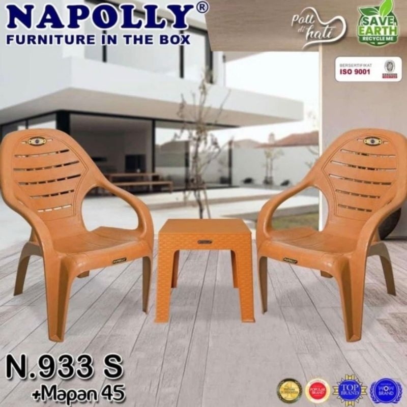 Jual NAPOLLY KURSI SET SULTAN N933 + MEJA MAPAN | Shopee Indonesia