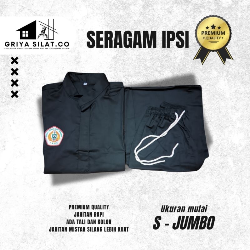 Jual SERAGAM IPSI, BAJU SILAT IPSI BAHAN PREMIUM, SAKRAL IPSI | Shopee ...