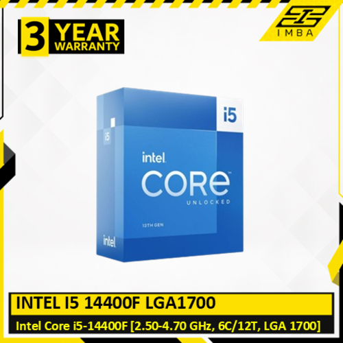 Jual Intel Core i5-14400F [2.50-4.70 GHz, 6C/12T, LGA 1700] | Shopee Indonesia