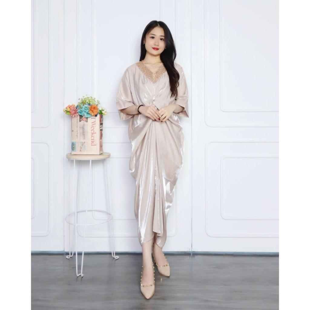 Jual agatha.lly - Kaftan Renda Shimer BEST SELLER / Kaftan Lebaran ...