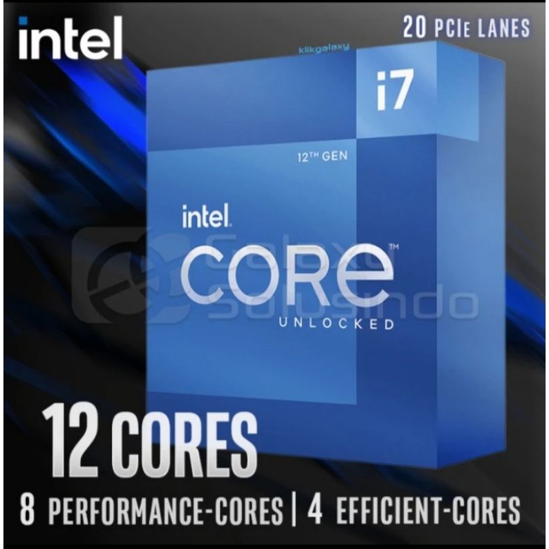 Jual Intel Core i7-12700K LGA1700 12 Core 20 Thread 12th Gen Alder Lake | Shopee Indonesia
