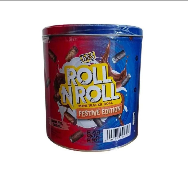 Jual Iyes Roll 'N Roll (25gr x 6 Sachet) Mini Wafer Roll Krim Coklat ...