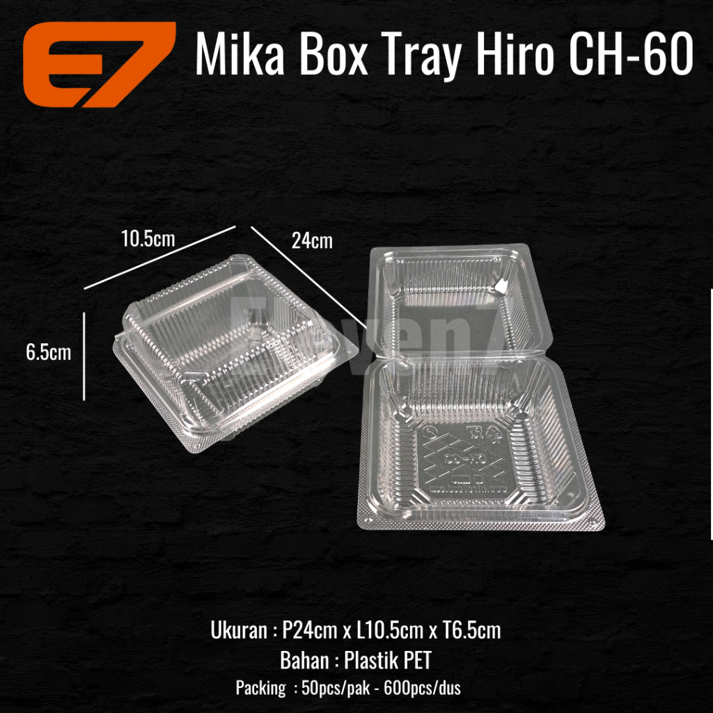 Jual Mika Box Tray Hiro CH-60 Lunch Box Tray Suhsi Kotak Makan Tempat ...