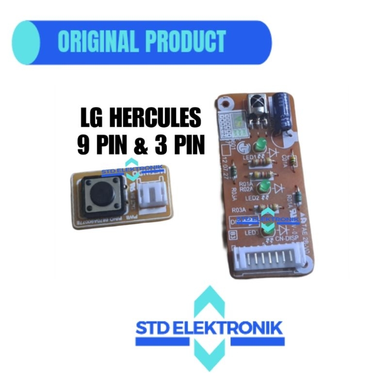 Jual PCB Sensor AC LG hercules 9 pin dan 3 pin - Modul receiver AC LG ...