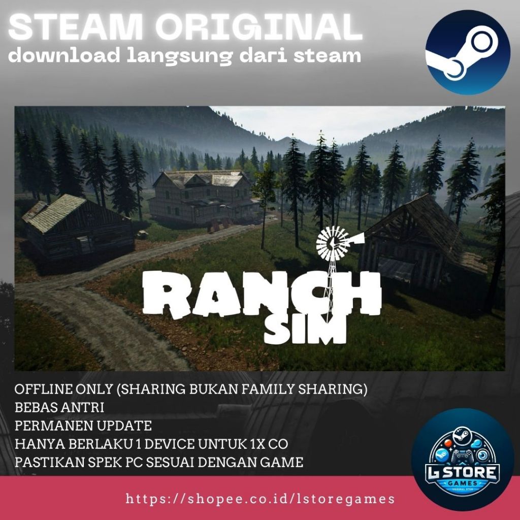 Jual Ranch Simulator PC Sharing Original Offline | Shopee Indonesia