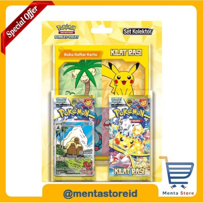 Jual Kartu Pokemon TCG Indonesia - Kilat Rasi Set Kolektor sv8s - Kartu ...