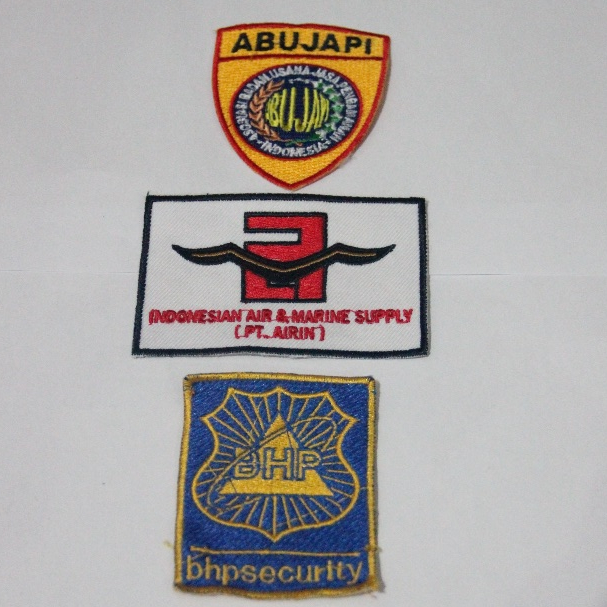 Jual Badge Logo Perusahaan ABUJAPI | AIRIN | BHP Sec. | Shopee Indonesia