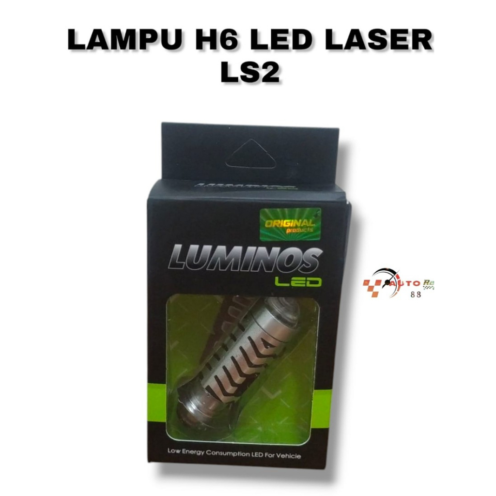 Jual LAMPU LED MOTOR ORIGINAL H6 LASER LUMINOS LS2 PUTIH KUNING | Shopee Indonesia