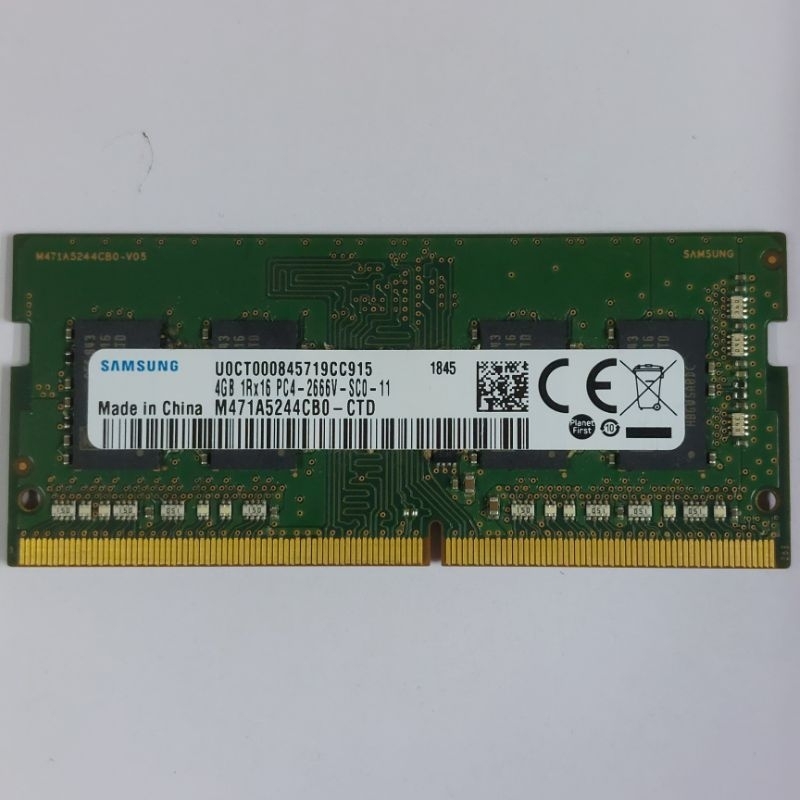 Jual Memory Ram Laptop / Sodimm DDR4 4 GB PC4-2666V SAMSUNG Original ...