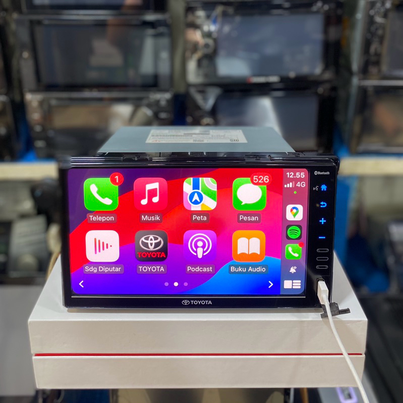 Jual Head Unit Original Innova Reborn V facelift 2022 Apple Carplay dan ...