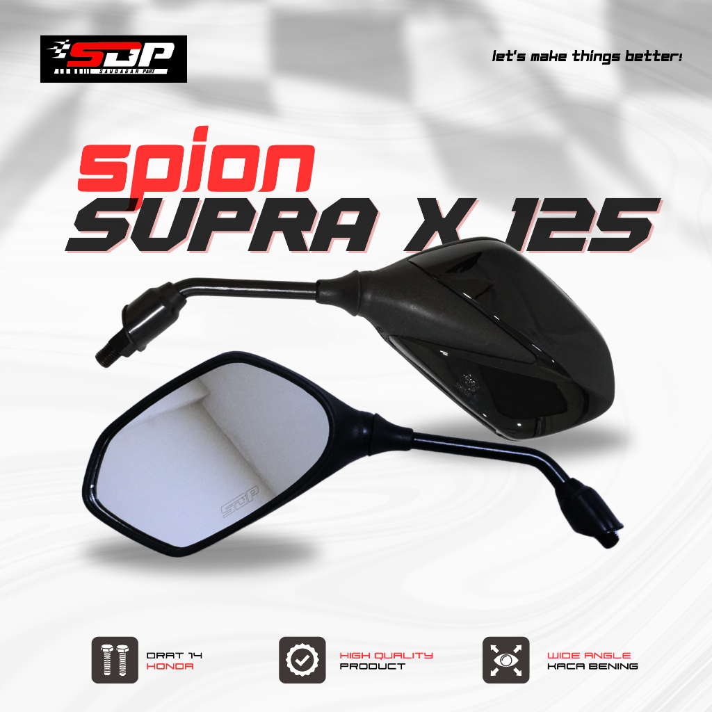 Jual SPION HONDA SUPRA 125 KARISMA REVO VARIO BEAT SCOOPY BLADE CS1 ...