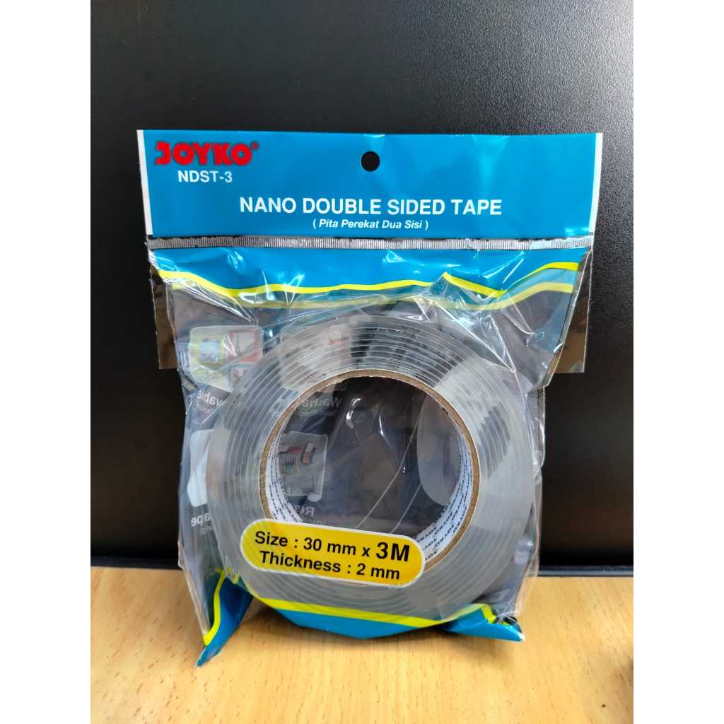 Jual JOYKO NANO TAPE NDST-3 / DOUBLE TAPE BENING / PEREKAT TRANSPARAN | Shopee Indonesia