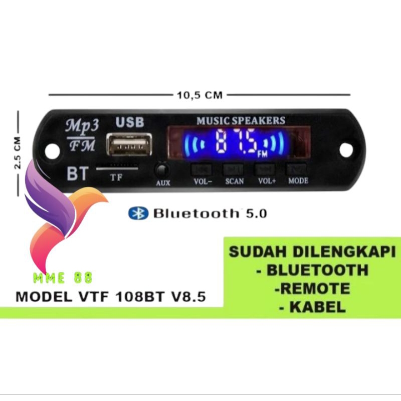 Jual Kit Modul MP3 Bluetooth Vire | Shopee Indonesia