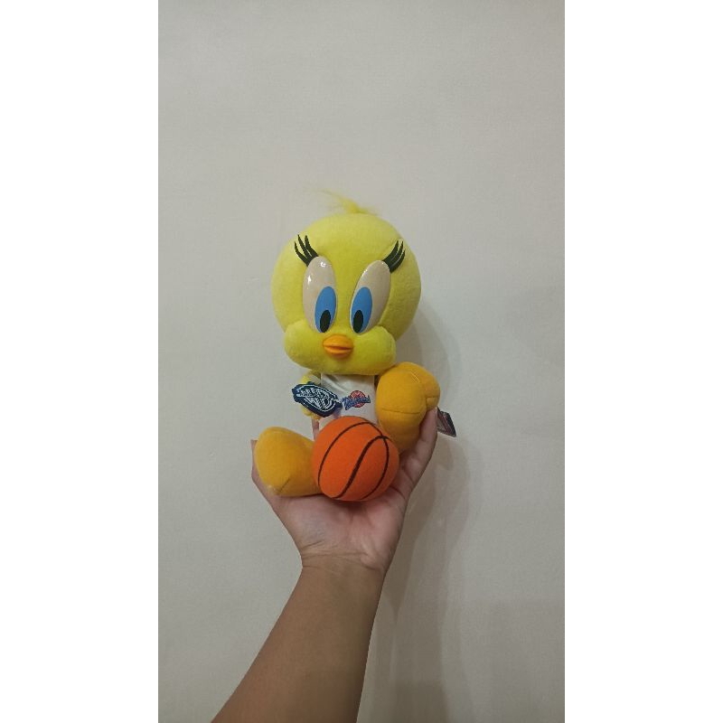 Jual Boneka Tweety Bawa Bola Basket Space Jam Warner Bros Ori (Rare ...